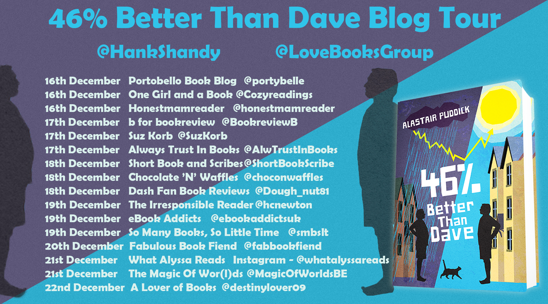 46% Better Than Dave By: Alastair Puddick | One Girl and A Book
